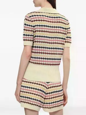 Zimmermann Awaken Scalloped Knit Top