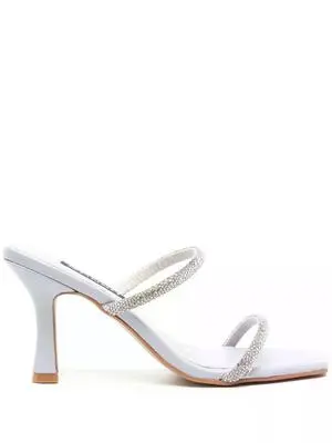 Senso Umber Iii Square-toe Sandals - Silver