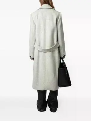 Zadig&Voltaire Double-breasted Herringbone Coat