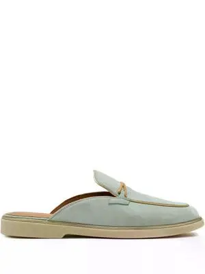 Magnanni Logo-engraved Mules - Green