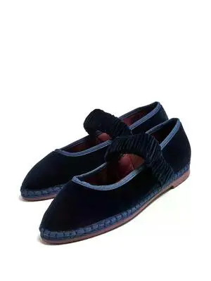 FLABELUS Mafalda Molly Ballet Flats - Blue