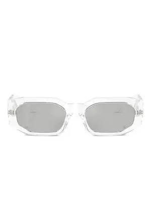Versace Geometric-frame Sunglasses - White