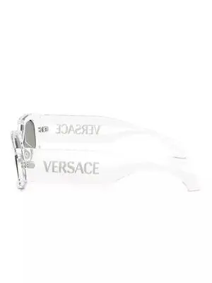 Versace Geometric-frame Sunglasses - White