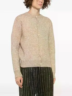 Auralee Gauge Crew-neck Cardigan