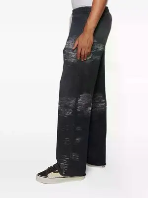 RRR123 Drawstring Track Pants - Black