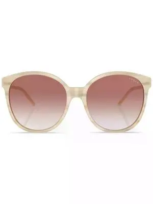 VOGUE EYEWEAR Gradient-lenses Round-frame Sunglasses - Brown