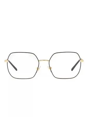 VOGUE EYEWEAR Geometric Full Rim Eyeglasses - Black