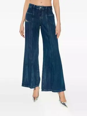 DIESEL® D-akii Paneled Jeans