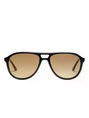 PETER AND MAY Aria Nocturne Navigator-frame Sunglasses - Black