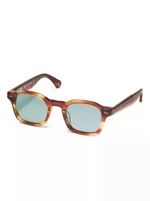 PETER AND MAY Square Frame Sunglasses