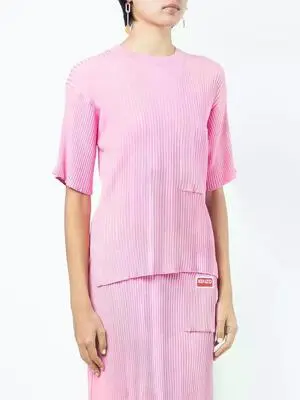 Kenzo Logo-patch Ribbed Top
