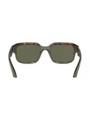 ALAIN MIKLI Graphic-print Rectangle Sunglasses