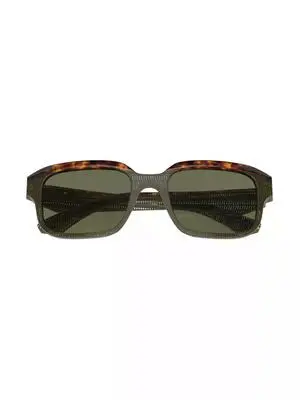 ALAIN MIKLI Graphic-print Rectangle Sunglasses