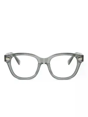 Brunello Cucinelli Square Frame Glasses - Grey