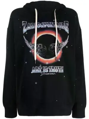 Zadig&Voltaire Elisio Organic Cotton Blend Hoodie