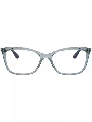 VOGUE EYEWEAR Logo-engraved Square-frame Glasses - Blue