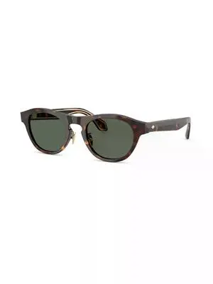 Giorgio Armani Round-frame Sunglasses - Brown