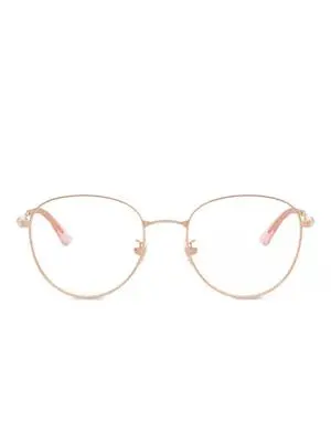 JIMMY CHOO Round-frame Glasses - Pink