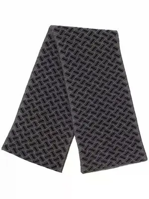 DRUMOHR Razor Blade Knitted Scarf - Grey