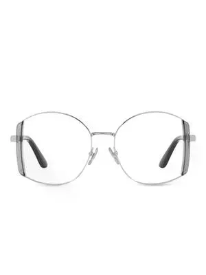 VOGUE EYEWEAR Geometric Frame Eyeglasses - Silver