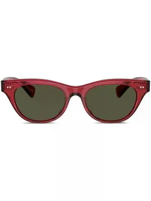 Oliver Spencer Avelin Sunglasses - Red