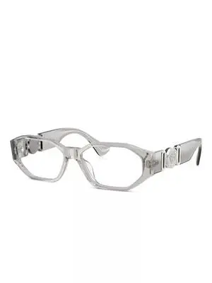 Versace Geometric Frame Glasses