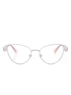 SWAROVSKI Crystal-embellished Cat-eye Glasses - Silver