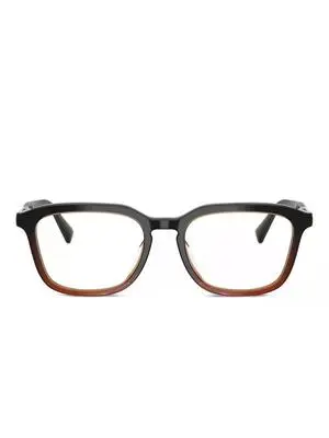 Brunello Cucinelli Metal-frame Rectangle Eyeglasses - Black