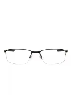 Oakley Half-rim Rectangle Frame Glasses - Black