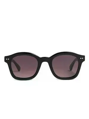 PETER AND MAY Square-frame Sunglasses - Black