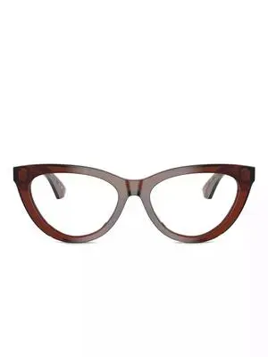 Burberry Cat-eye Acetate Glasses - Brown