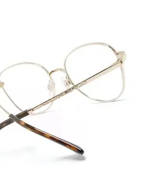 Dolce & Gabbana Logo-engraved Cat-eye Glasses