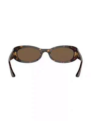 VOGUE EYEWEAR Tortoiseshell Oval Sunglasses