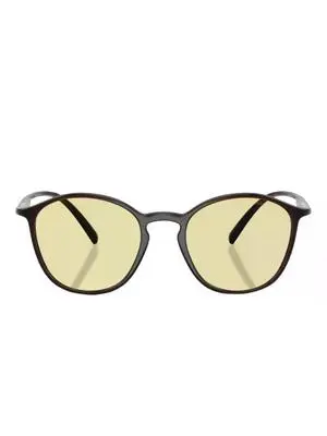 Giorgio Armani Metal Round Sunglasses - Brown