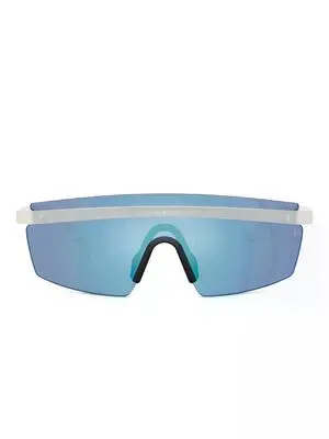 Oliver Spencer R-4 Shield-Frame Sunglasses White