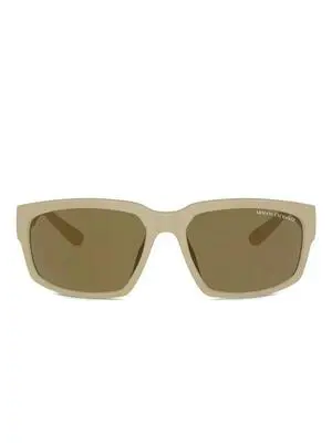 Armani Exchange Rectangle-frame Sunglasses - Neutrals