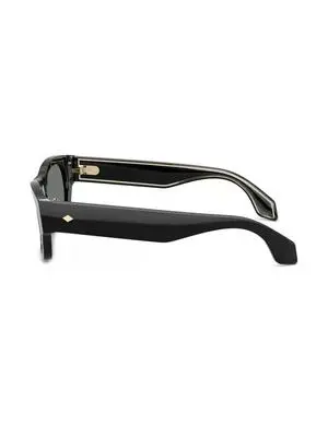 Giorgio Armani Rectangle Frame Sunglasses - Black