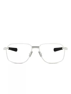 Moncler Square Frame Glasses - Silver