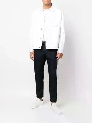 PT TORINO Mid-rise Tapered Trousers - Blue
