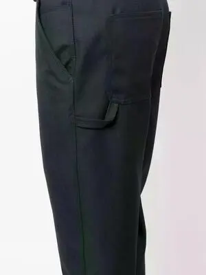 PT TORINO Mid-rise Tapered Trousers - Blue