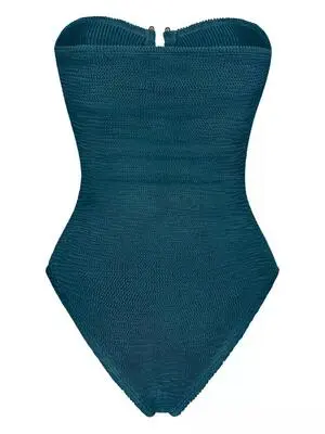 PARAMIDONNA Frida Textured One-piece - Blue