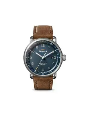 Shinola Canfield 43mm Bracelet Watch - Blue