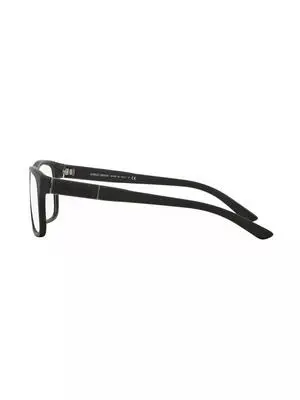 Giorgio Armani Rectangular Eyeglasses - Black