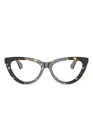 Burberry Tortoiseshell Cat-eye Glasses - Brown