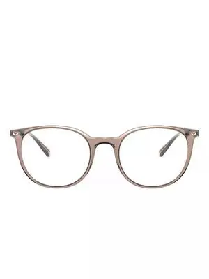 Emporio Armani Round-frame Eyeglasses - Neutrals