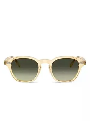 Oliver Spencer Eyles Round-frame Sunglasses - Brown