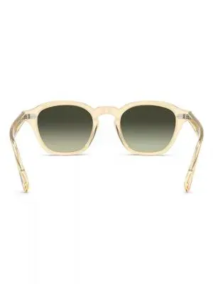 Oliver Spencer Eyles Round-frame Sunglasses - Brown