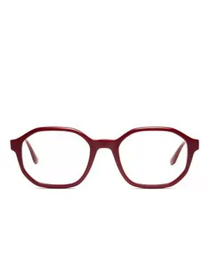 PETER AND MAY Peter & May Walk Geometric-frame Glasses - Red