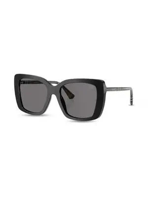 Burberry Vintage Check Square Frame Sunglasses