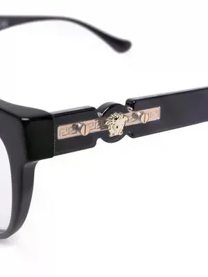 Versace Logo Cat-eye Glasses